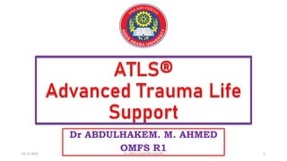 ATLS® Advanced Trauma Life Support.pdf. (overview), Dr Sanjab | PDF