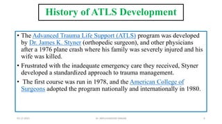 ATLS® Advanced Trauma Life Support.pdf. (overview), Dr Sanjab | PDF