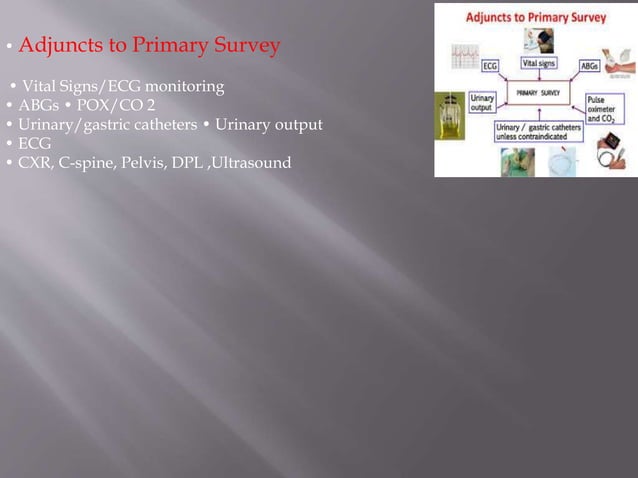 Atls (advance trauma life support) PRIMARY SURVEY | PPTX