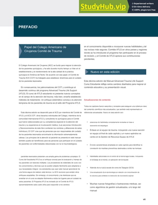 ATLS Apoyo Vital Avanzado En Trauma 10A Ed | PDF