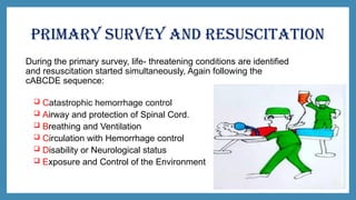 Pediatric Advanced Trauma Life Support (ATLS) | PPTX