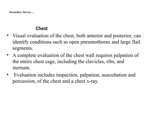 ATLS FINAL and the guide to proper manage | PPT