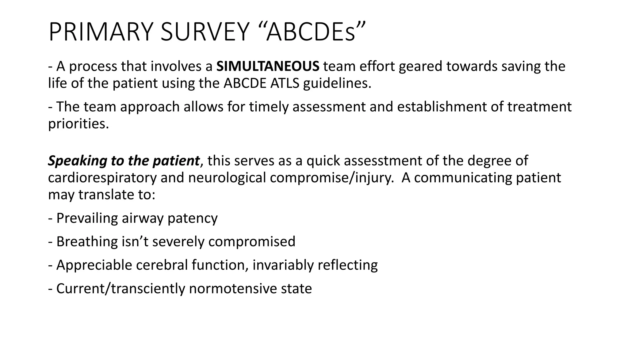 Advanced trauma life support | PPTX