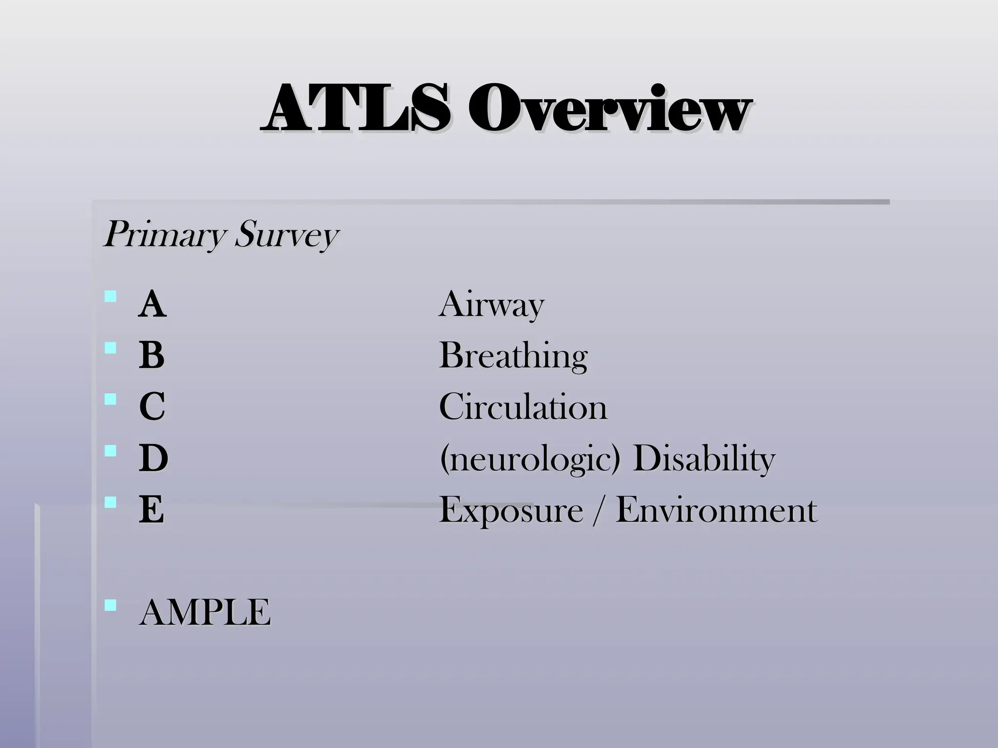 ATLS Advance trauma life support golden hour concept.ppt