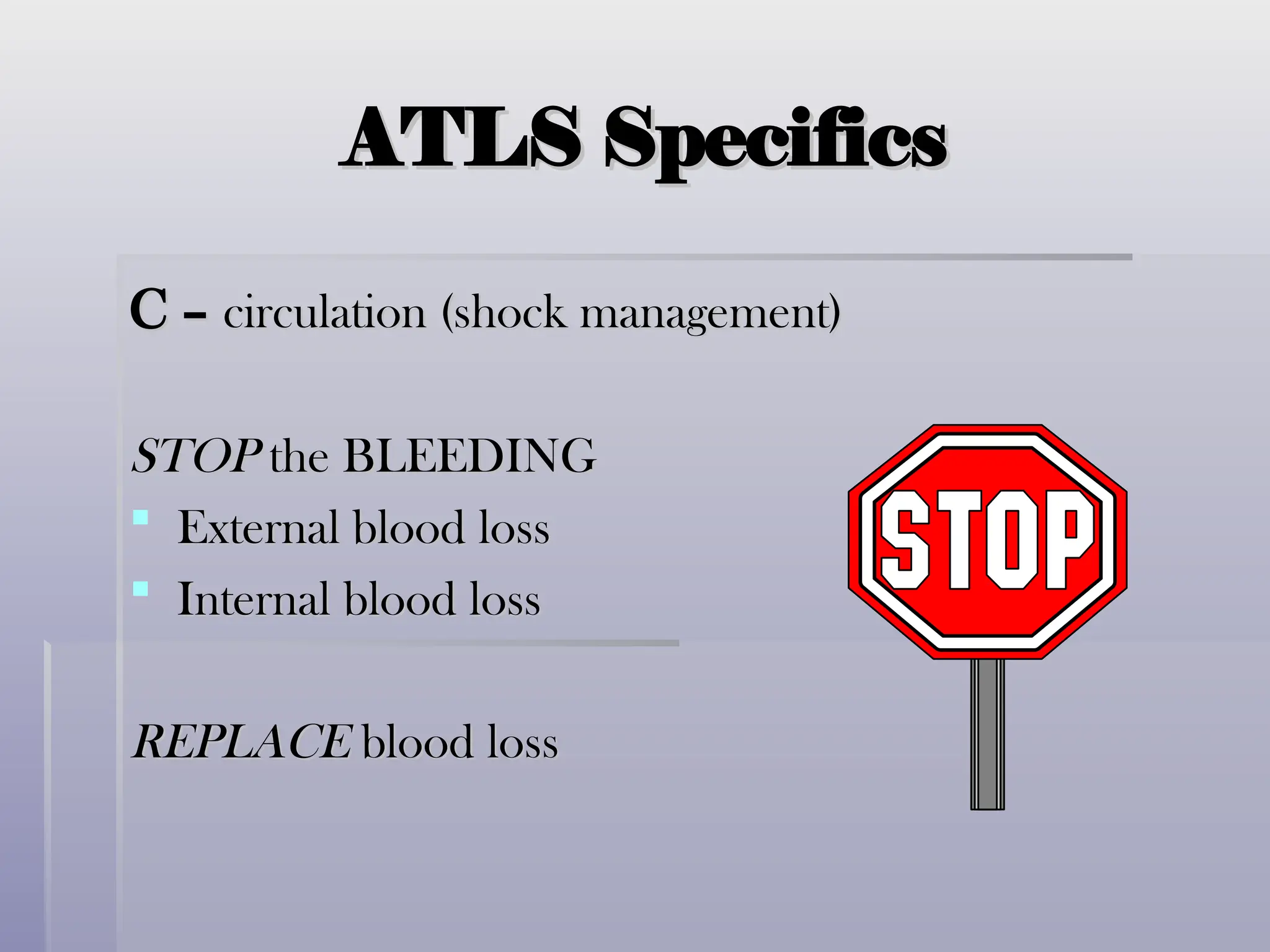 ATLS Advance trauma life support golden hour concept.ppt