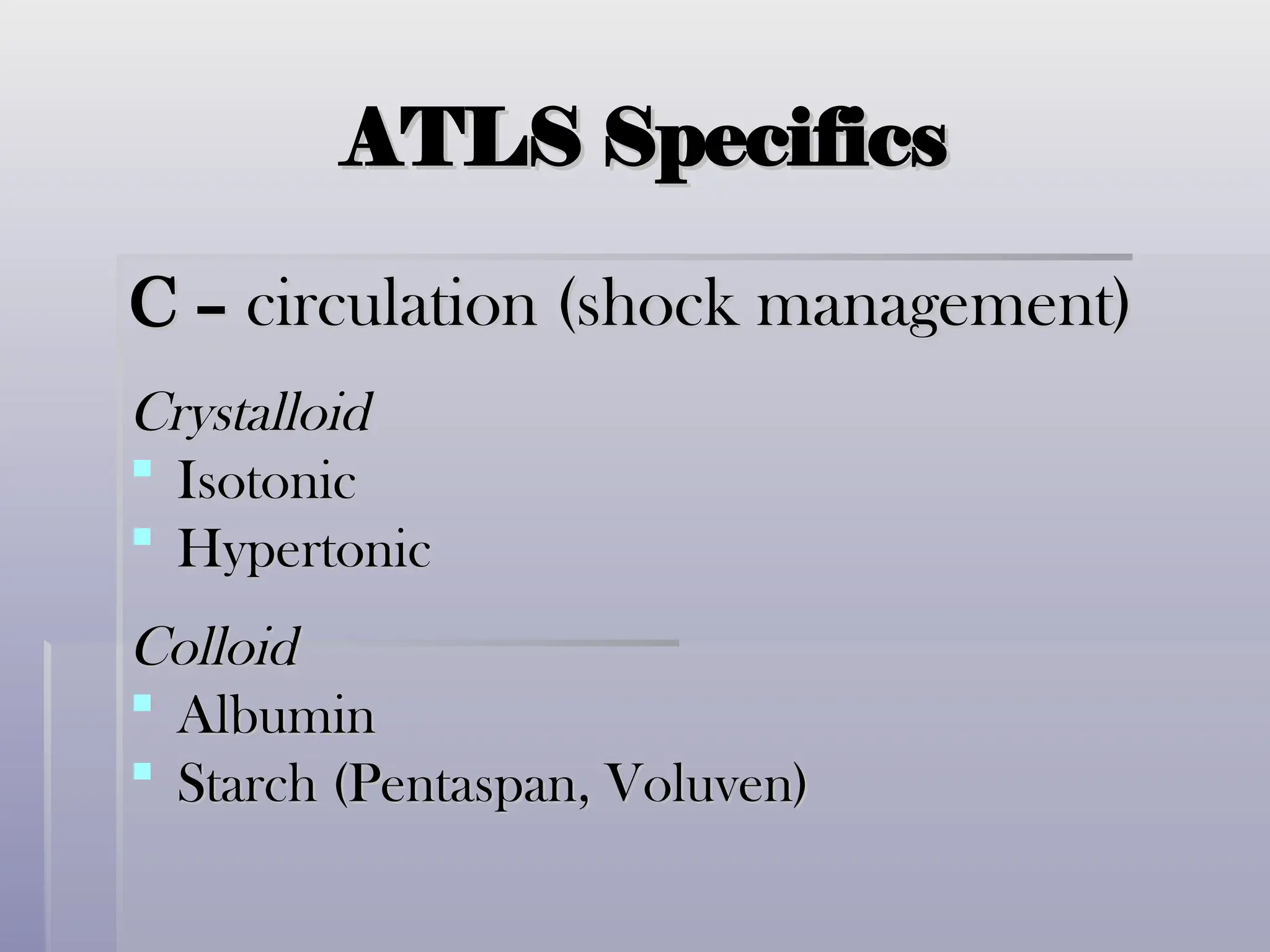 ATLS Advance trauma life support golden hour concept.ppt