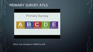 ATLS guidelines.pptx | First Aid | Injuries