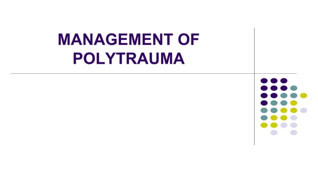 ATLS , polytrauma and Triage.pptx | First Aid | Injuries