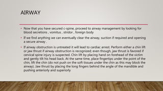 Atls primary survey | PPTX