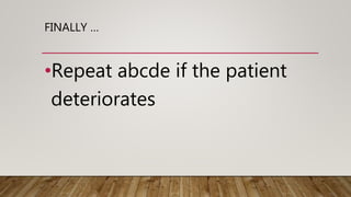 Atls primary survey | PPTX