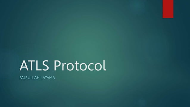 ATLS Protocol.pptx | First Aid | Injuries