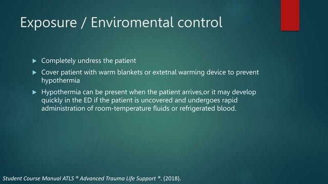 ATLS Protocol.pptx | First Aid | Injuries