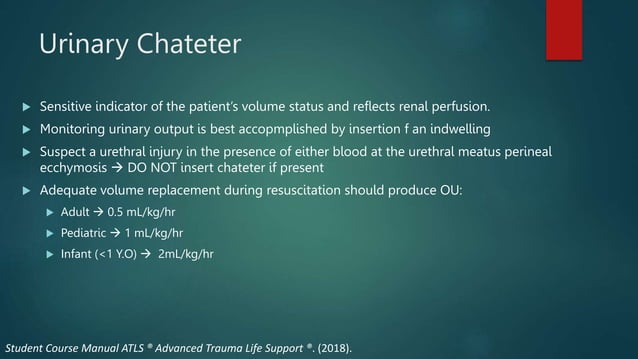 ATLS Protocol.pptx | First Aid | Injuries