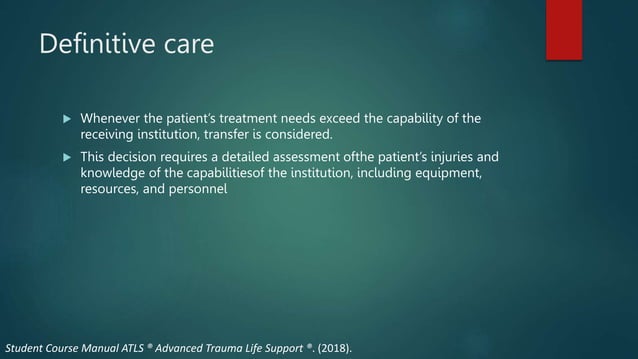 ATLS Protocol.pptx | First Aid | Injuries