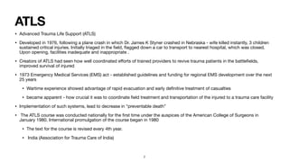 Approach to a trauma patient - Advanced Trauma Life Support | PDF