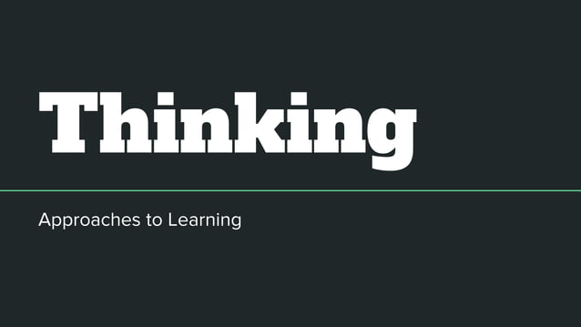 ATL : Thinking | PPTX