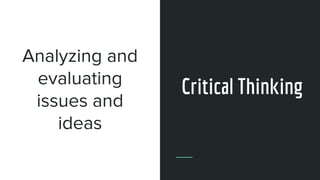 ATL : Thinking | PPTX