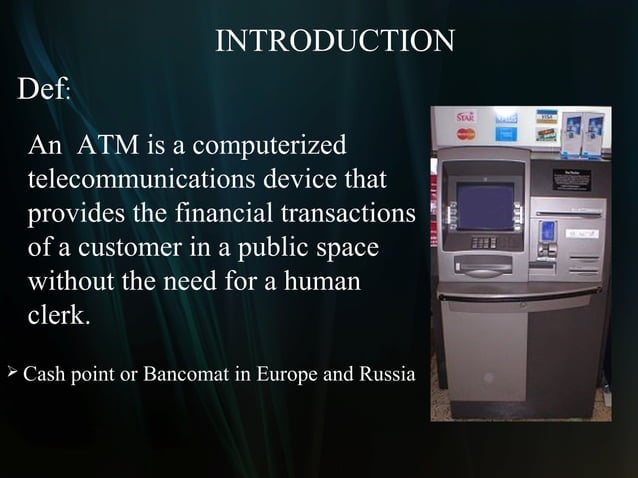 Atm | PPT