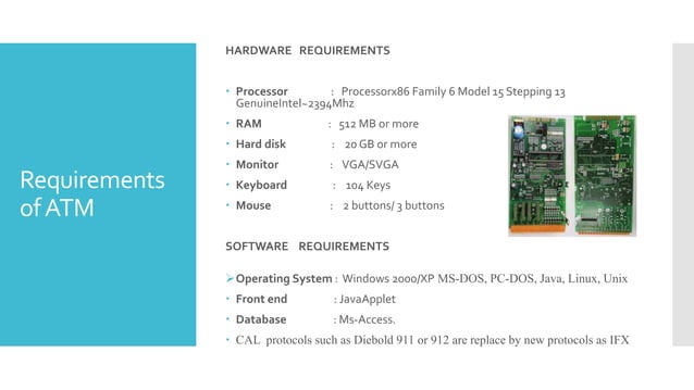 Automated Teller Machine | PPTX