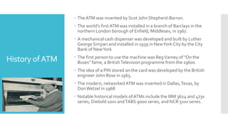 Automated Teller Machine | PPTX