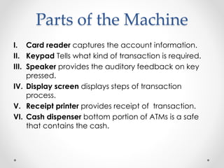 Atm | PPTX | Operating Systems | Computer Software and Applications
