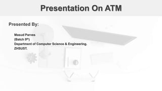 Atm | PPTX | Computer Networking | Computing