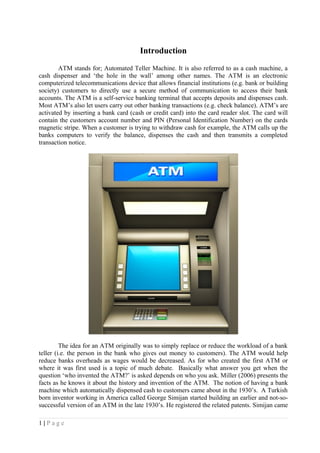 Atm machine | DOC