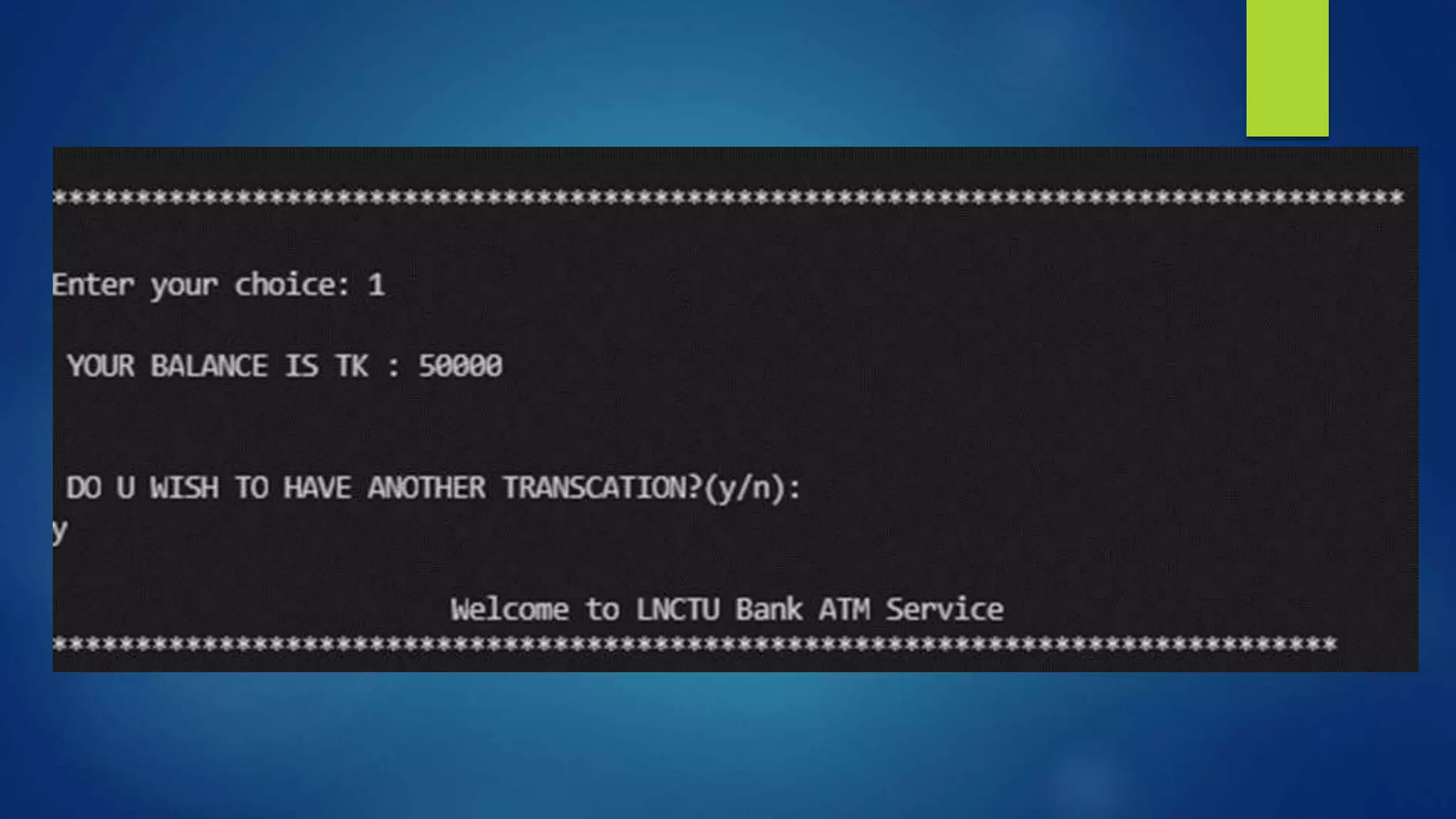 ATM MANAGEMENT SYSTEM | PPTX