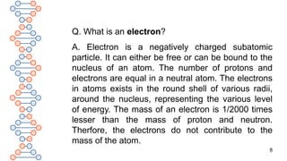 STRUCTURE OF ATOM[PART1], CLASS 11, CHEMISTRY | PPTX