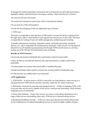 Asynchronous Transfer Mode (ATM) | PDF | Computer Networking | Computing