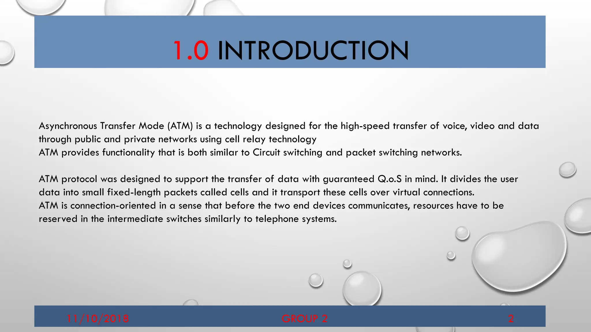 Asynchronous Transfer Mode Introductory Presentation | PPT