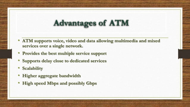 Atmasynchronous Transfer Mode Pptx Computer Networking Computing