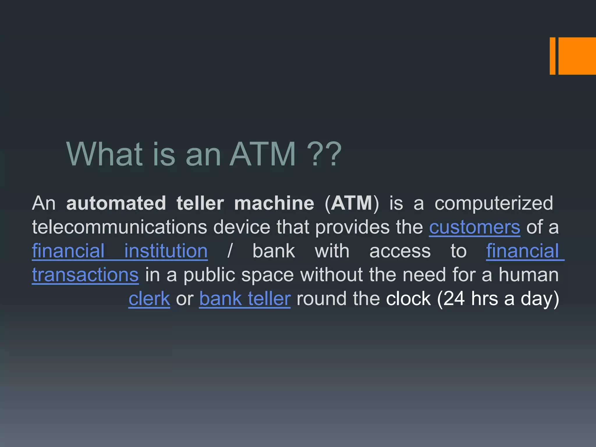 Atm Research | PPTX