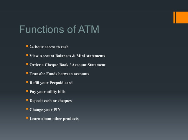Atm Research | PPT