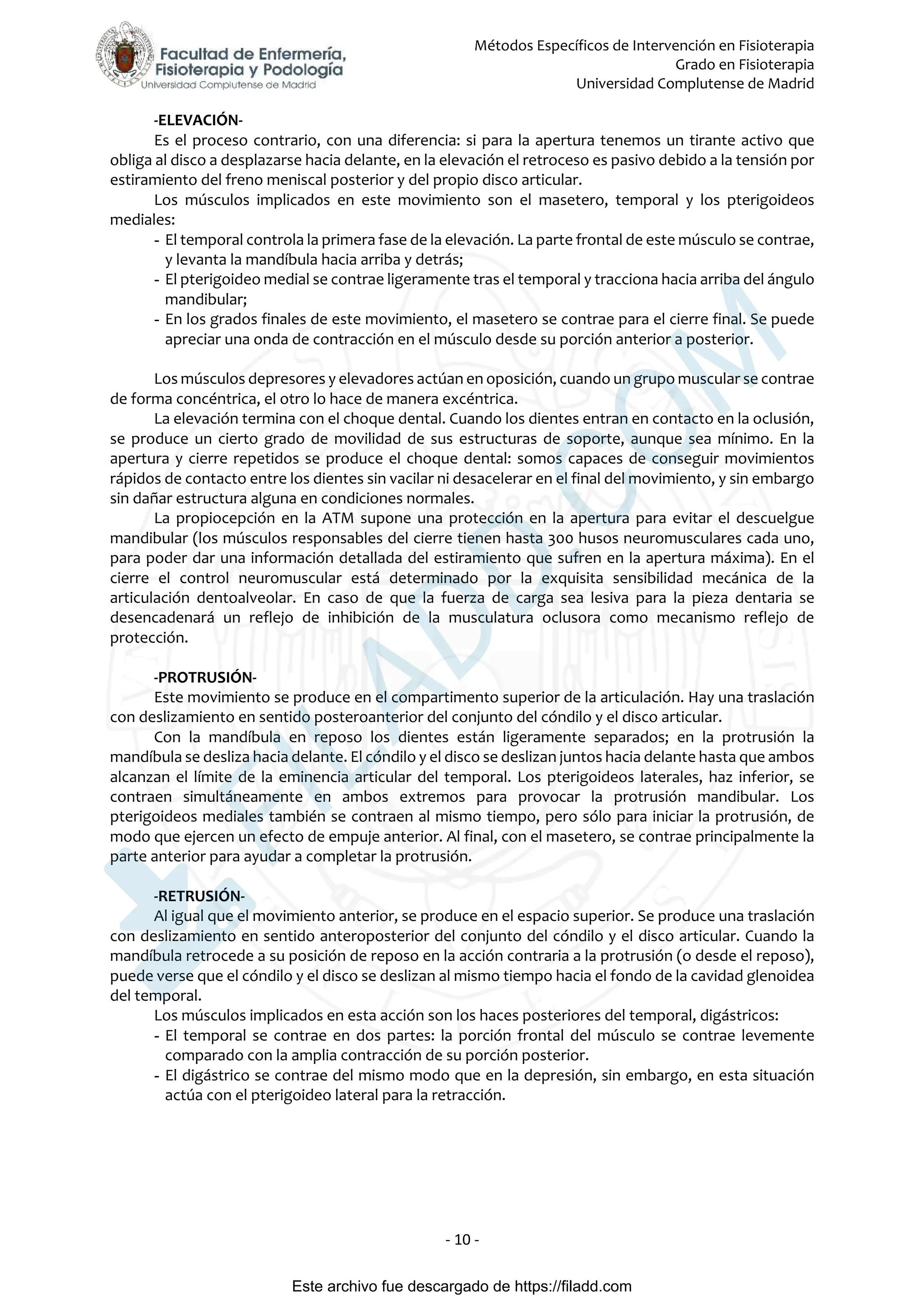ATM Anatomía y Biomecánica - Art. Temporo Mandibularpdf | PDF