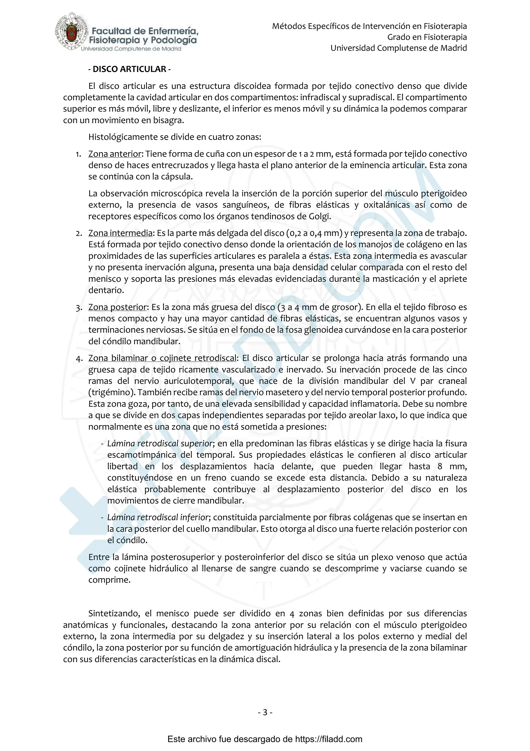 ATM Anatomía y Biomecánica - Art. Temporo Mandibularpdf | PDF