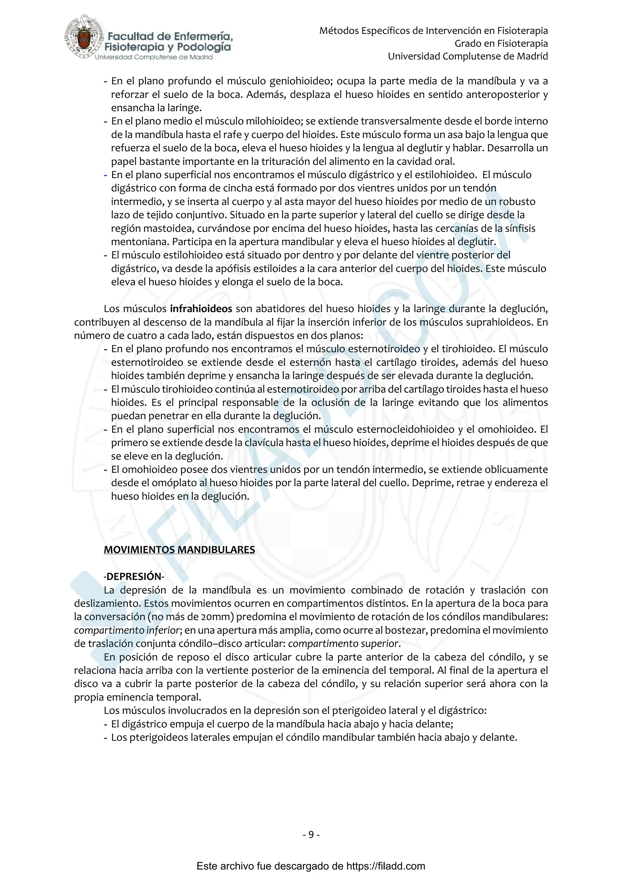 ATM Anatomía y Biomecánica - Art. Temporo Mandibularpdf | PDF