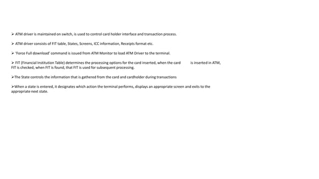 ATM and NDC Overview for eduction on ATM technology.pptx | Computing ...