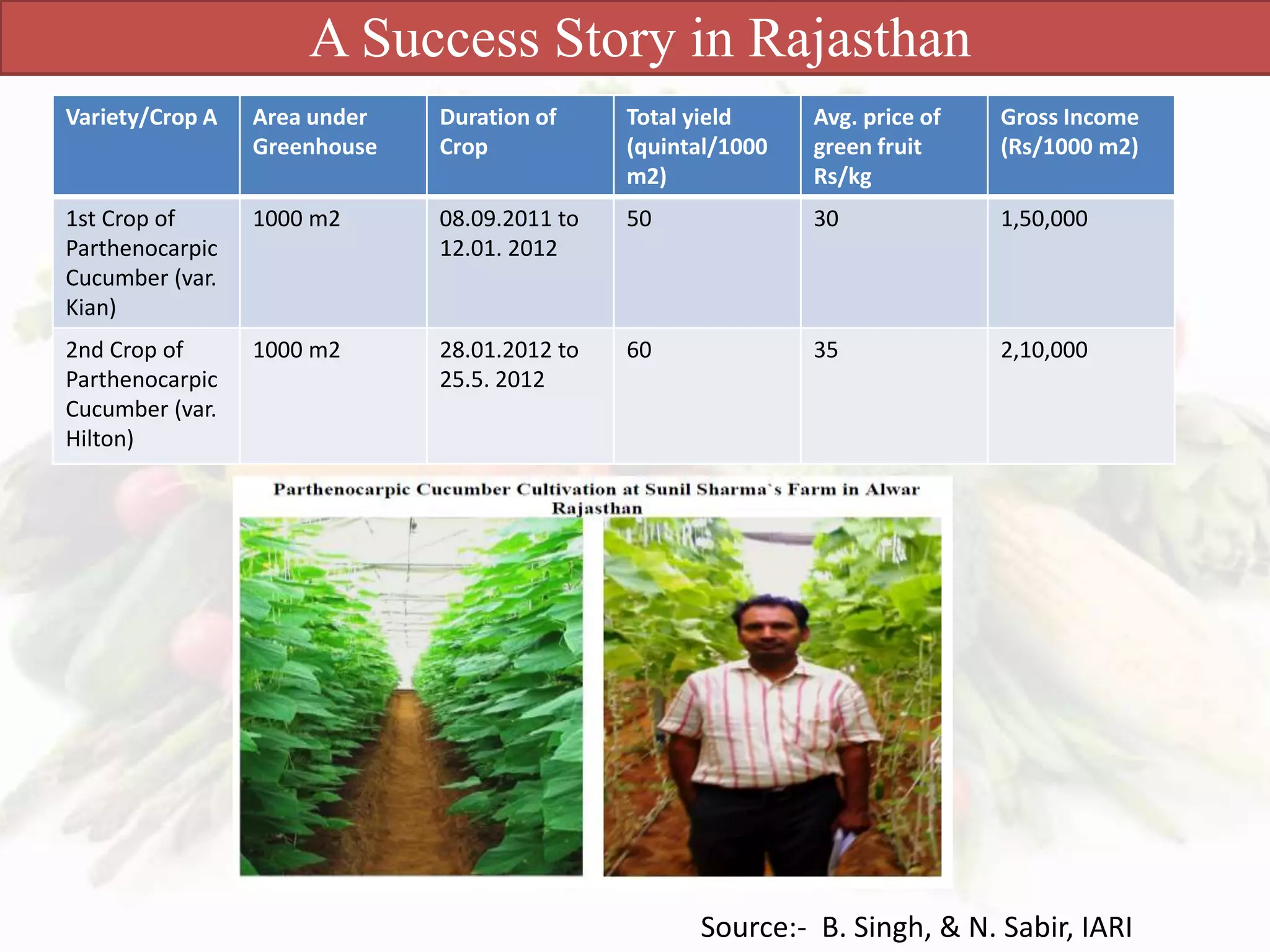 off season vegetable production | PPTX