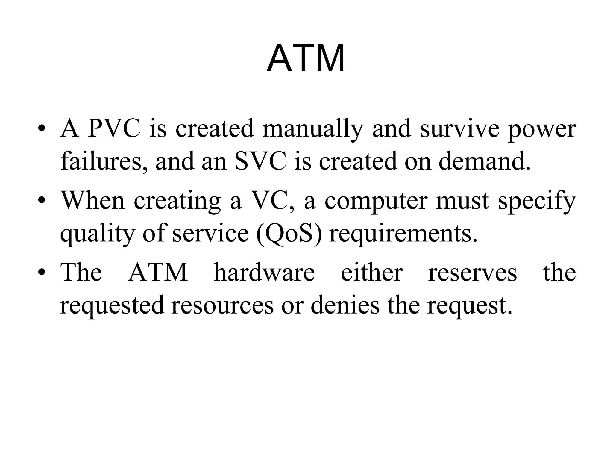 Asynchronous Transfer Mode Atm Ppt