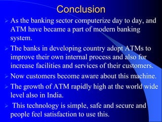 Atm banking | PPT