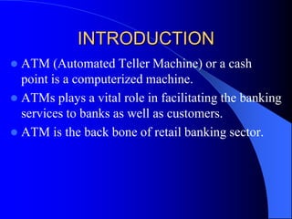 Atm banking | PPT