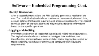 ATM BLock Diagram and its design uses development.pptx