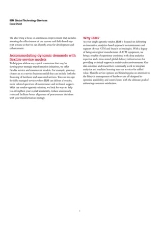 IBM Integrated MultiVendor Support for ATM and Branch | PDF