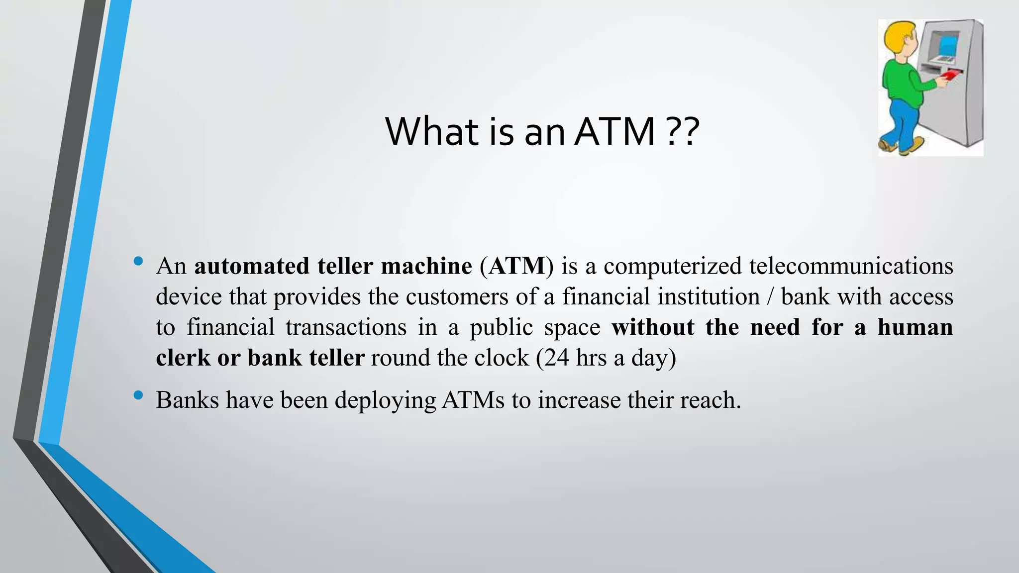 ATM project presentation | PPTX
