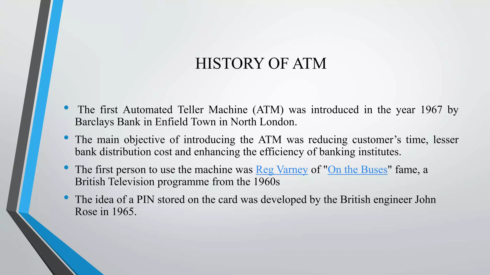 ATM project presentation | PPTX