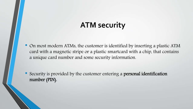 ATM project presentation | PPTX