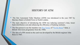 ATM project presentation | PPTX