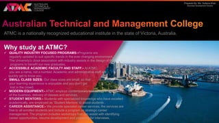 Atmc marketing presentation by Study Metro | PPT