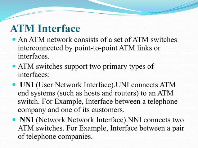 Atm devices and interfaces | PPTX